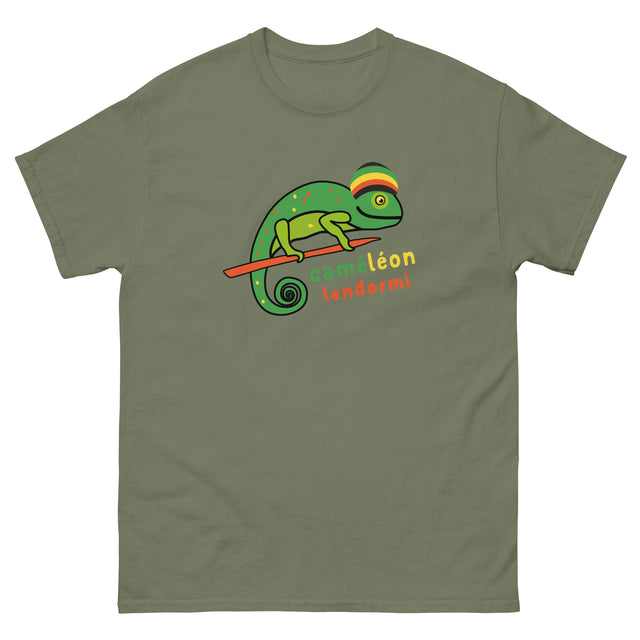 T-shirt Caméléon Lendormi (Rasta) – Fournaiz