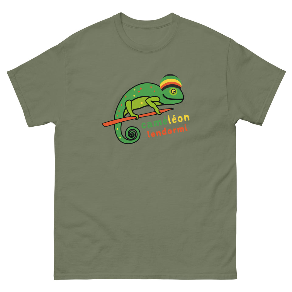 T-shirt Caméléon Lendormi (Rasta) – Fournaiz