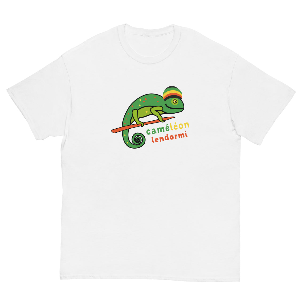 T-shirt Caméléon Lendormi (Rasta) – Fournaiz